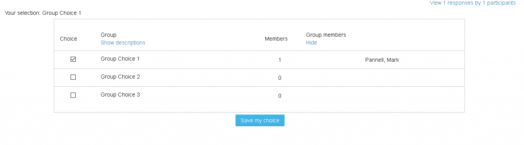 Group choice activity in Moodle – Digital Education team blog